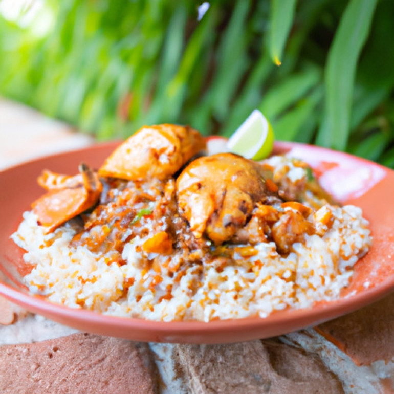 Delicious Peruvian-Inspired Chicken and Rice Recipe at Recipesjelly.com